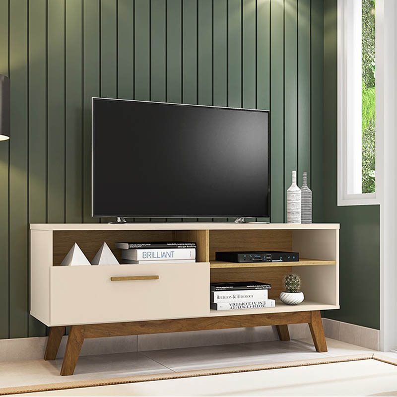 Rack Bancada NT 1175 e Painel NT 1190 para TV até 60 Polegadas Freijó ...